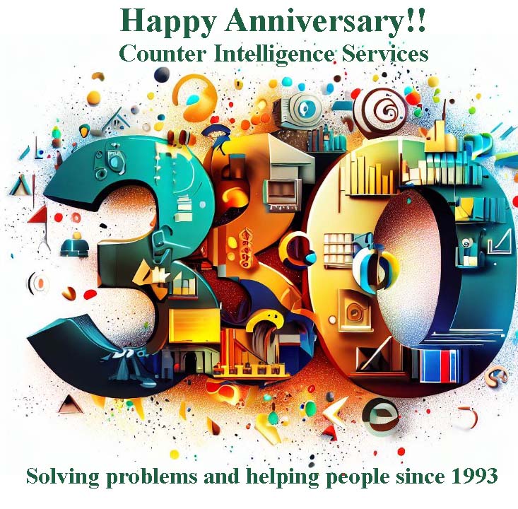 Counter Intelligence Services 30th Anniversary - Counter Intelligence ...